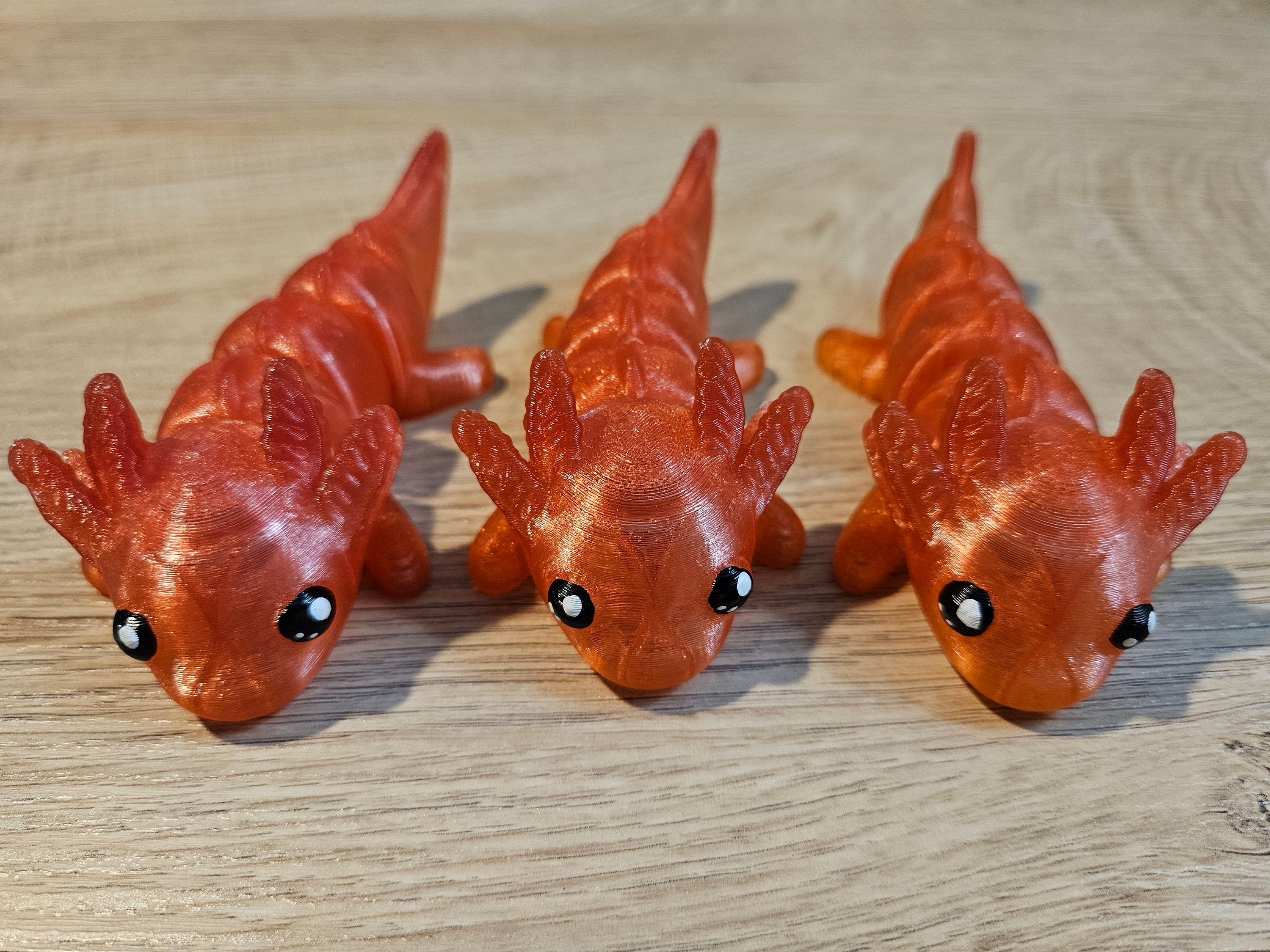 3D Printed Axolotl - Etsy
