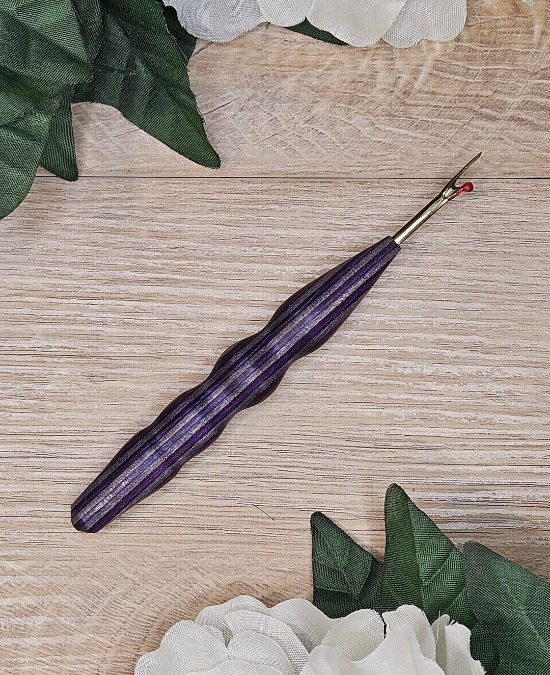 Seam Ripper Hand Turned Wood Ergonomic Handle Ready to Ship Purple and ...