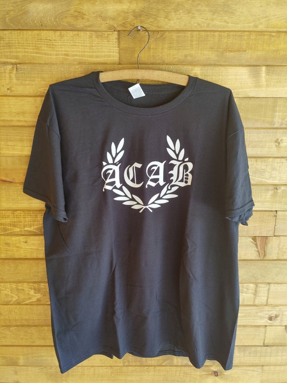 ACAB Wreath tshirt 1312 ultras football wear | Etsy