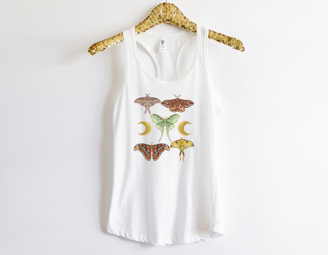 Luna Moth Shirt Luna Moth Lover Gift Luna Moth Tank Top Lunar Moth T ...