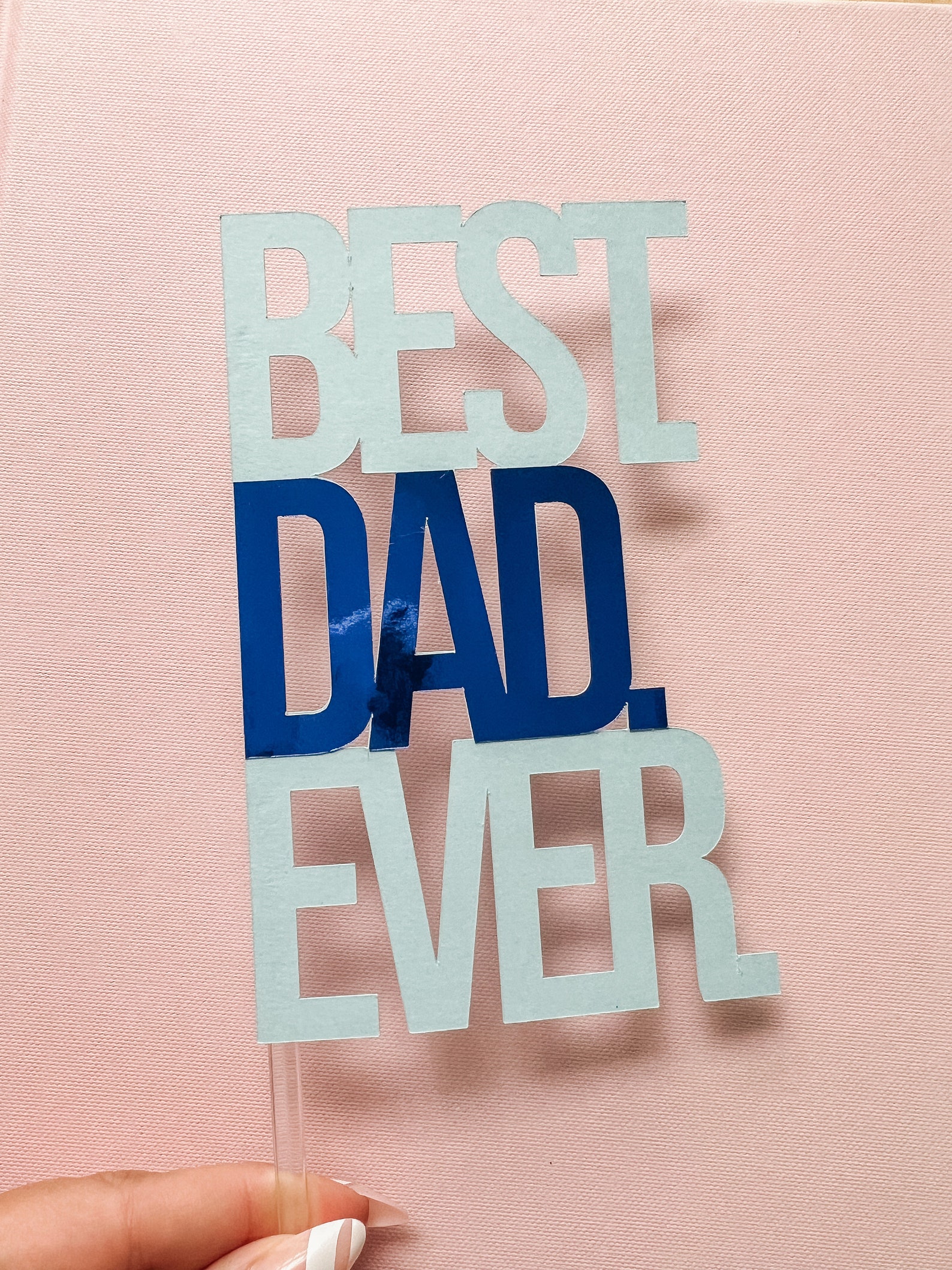 Best Dad Ever Cake Topper Happy Birthday Dad Dad Gift - Etsy Canada