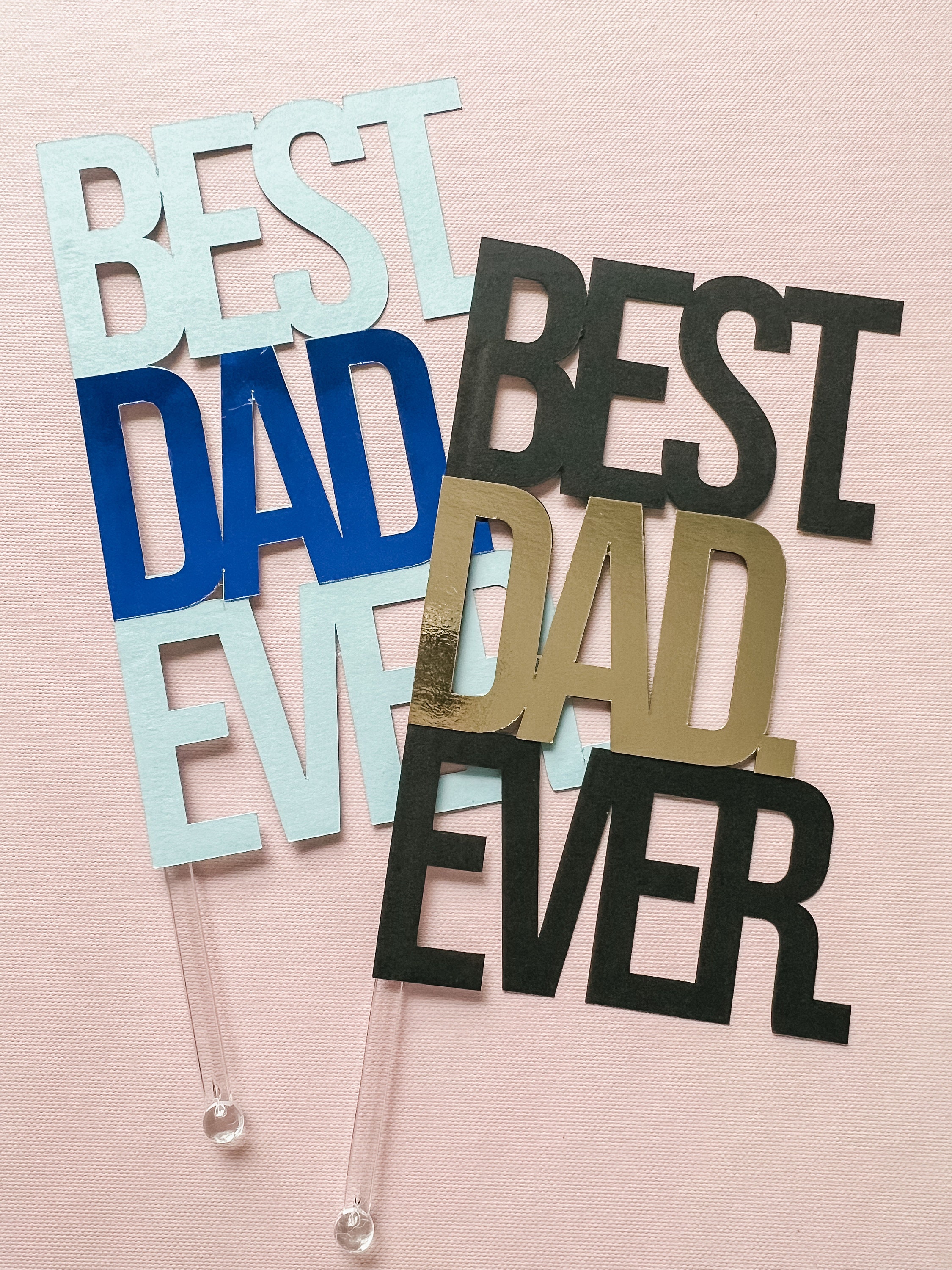 Best Dad Ever Cake Topper Happy Birthday Dad Dad Gift - Etsy Canada