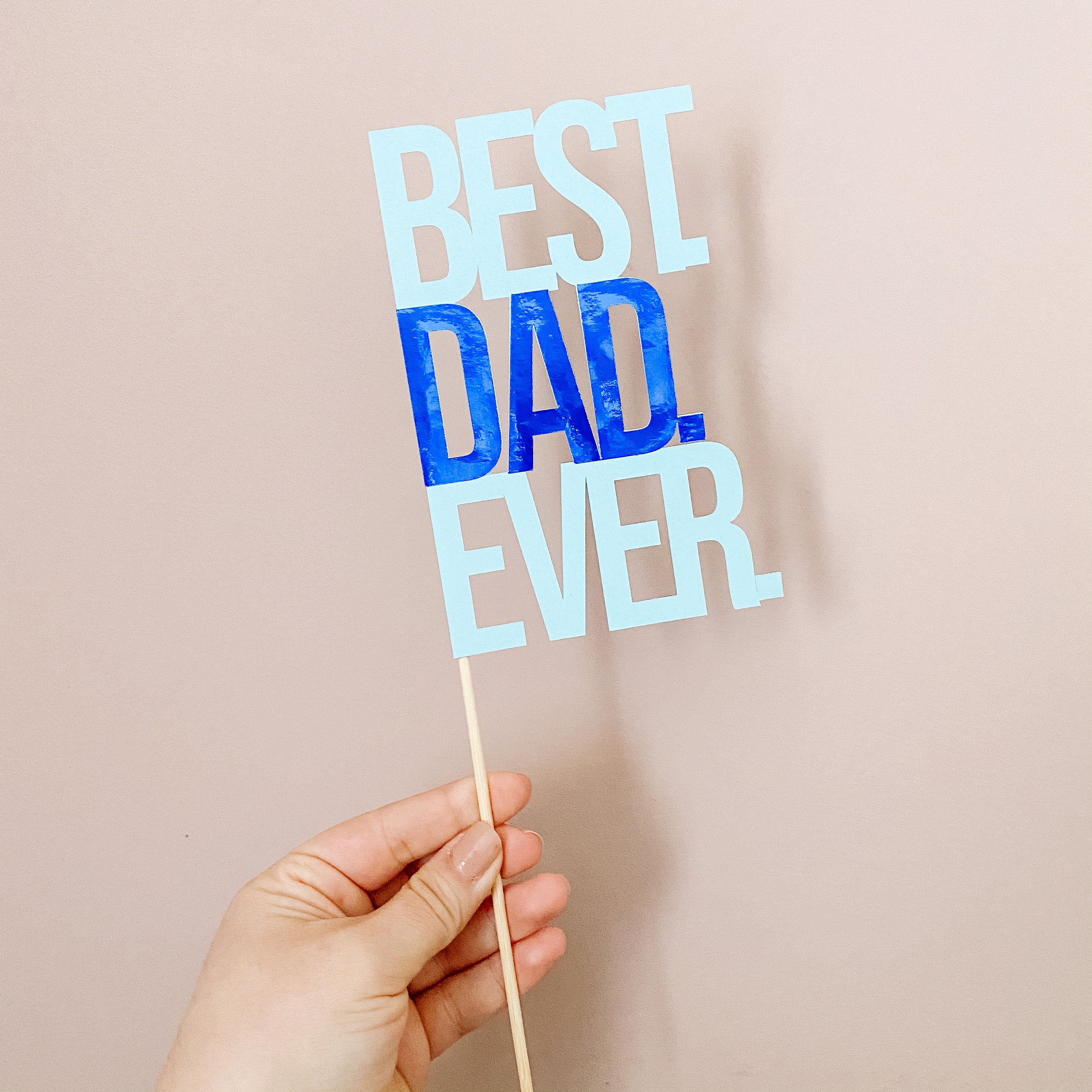 Best Dad Ever Cake Topper Happy Birthday Dad Dad Gift - Etsy Canada