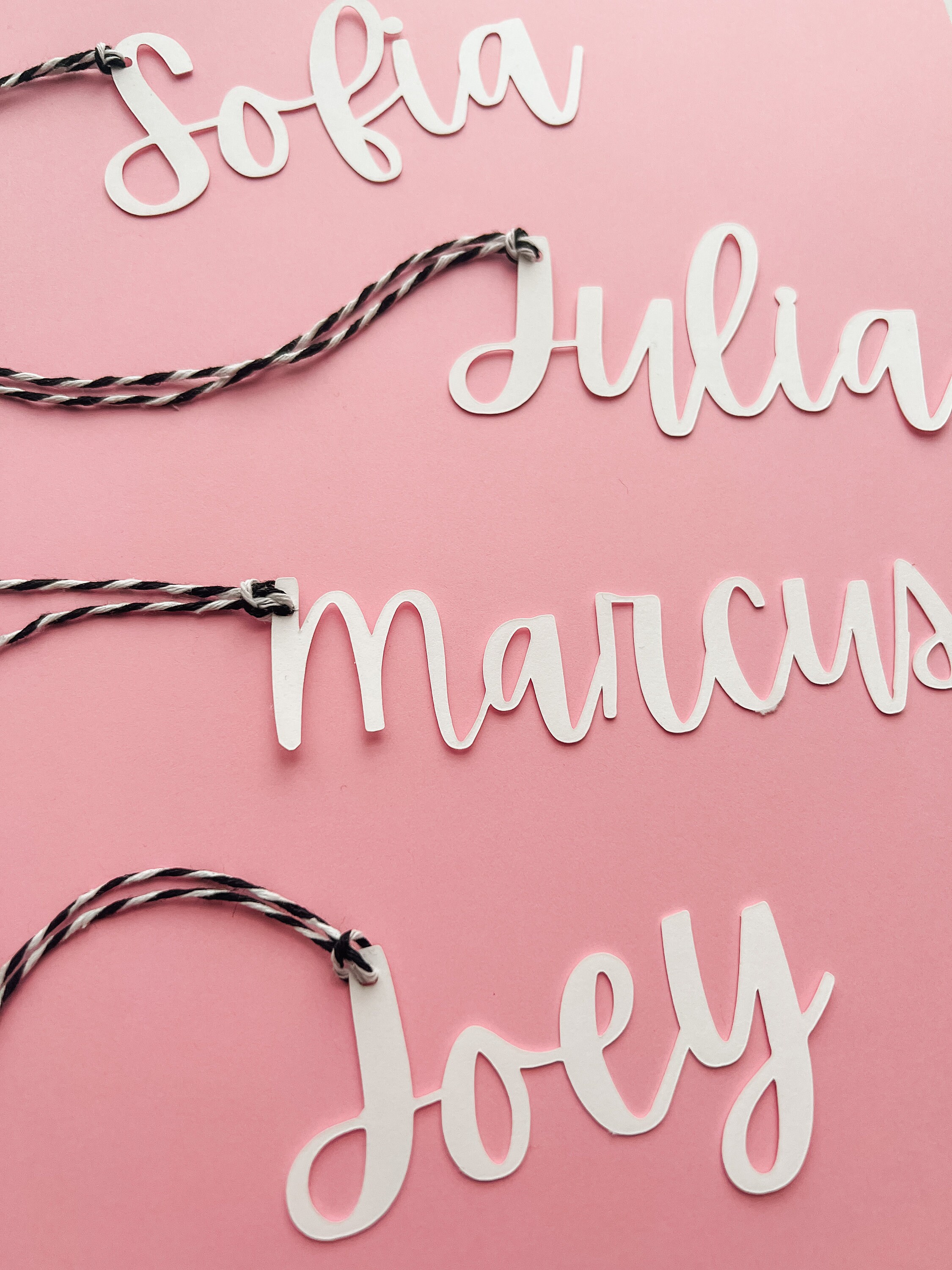 Party Favour Name Tags Paper Name Tags for Gifts Kids Birthday Party ...