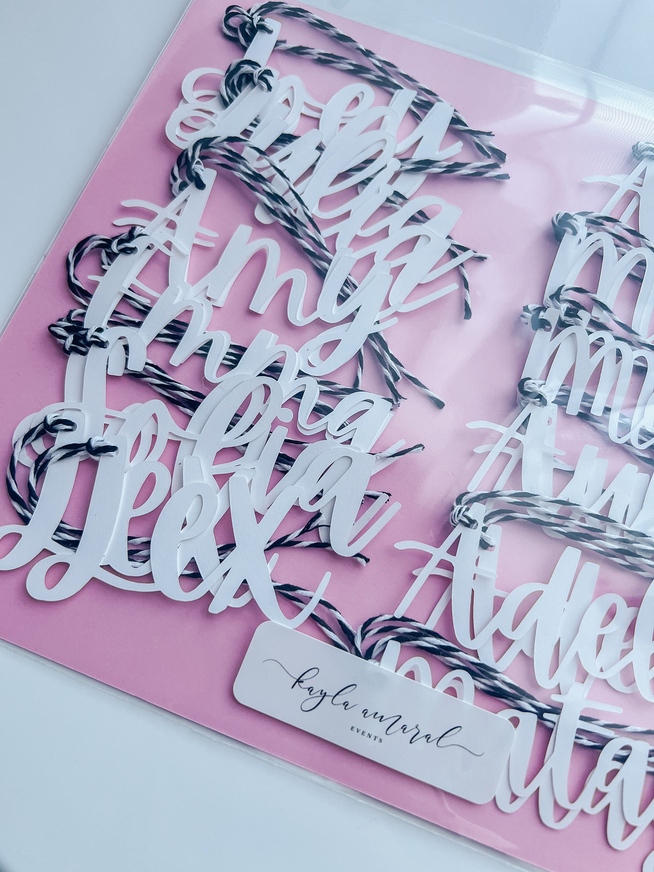 Party Favour Name Tags Paper Name Tags for Gifts Kids Birthday Party ...