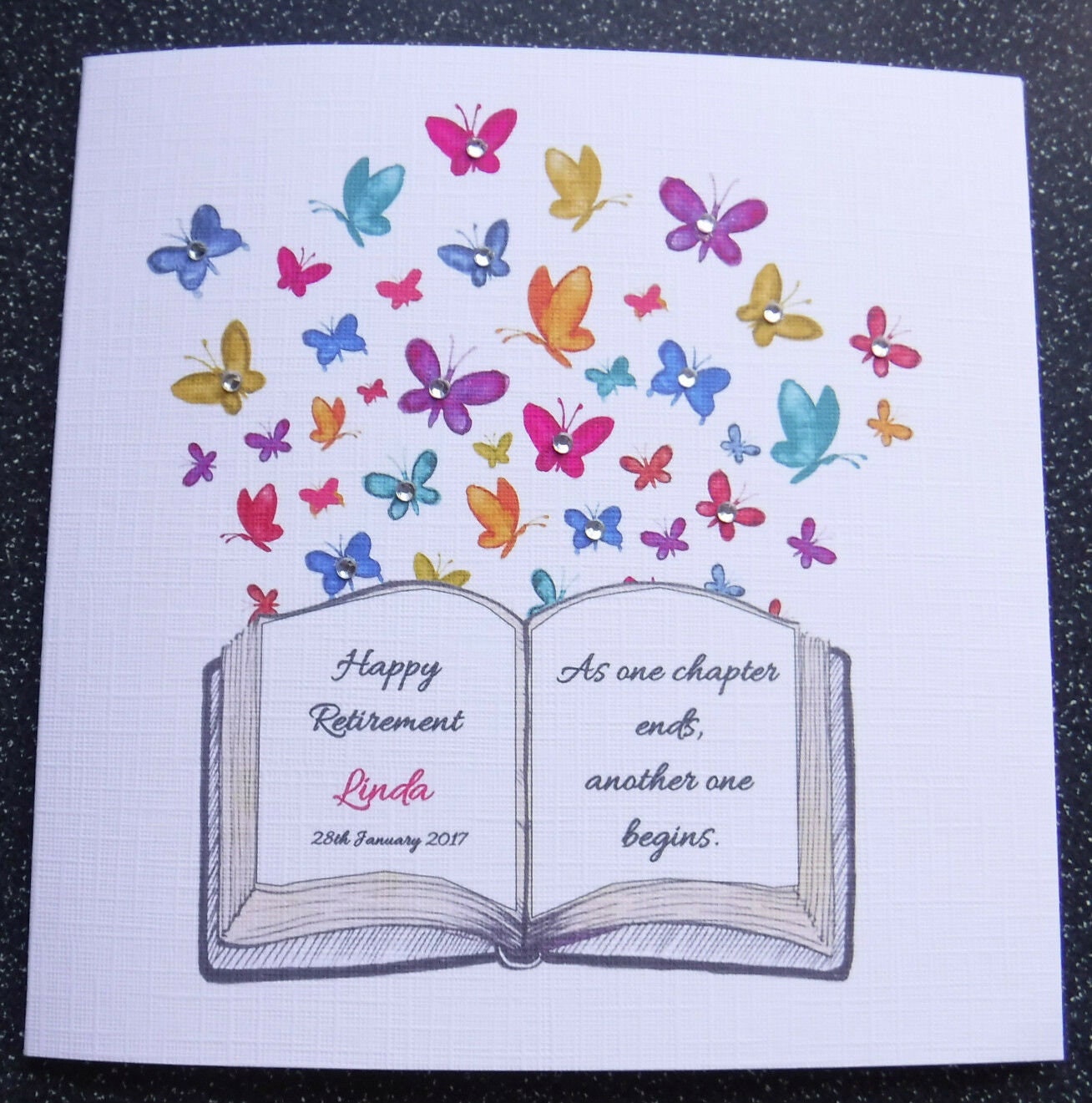 Handmade Personalised Retirement Card, Retirement Book - Etsy UK