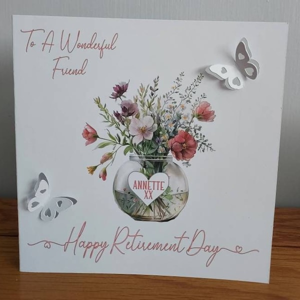 Retirement Vase Etsy Uk