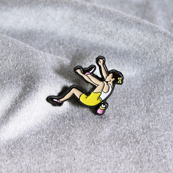 Rock Climber Pin - Etsy