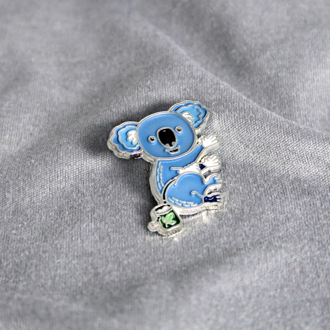 Pinchy Koala Enamel Pin – Unique Gift for Climbers – Rock Climbing Pin ...