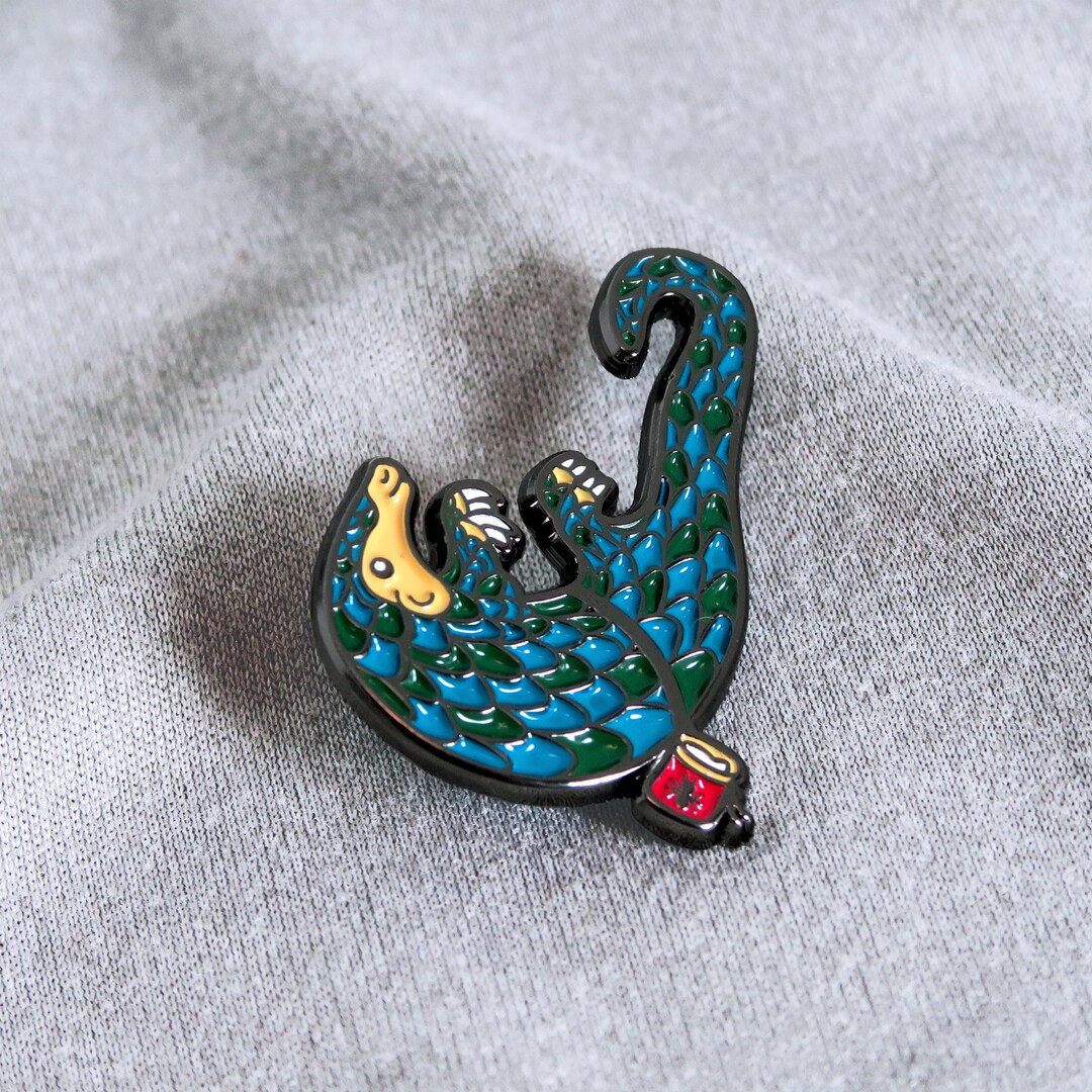 Highball Pangolin Enamel Pin – Unique Gift for Climbers – Rock Climbing ...