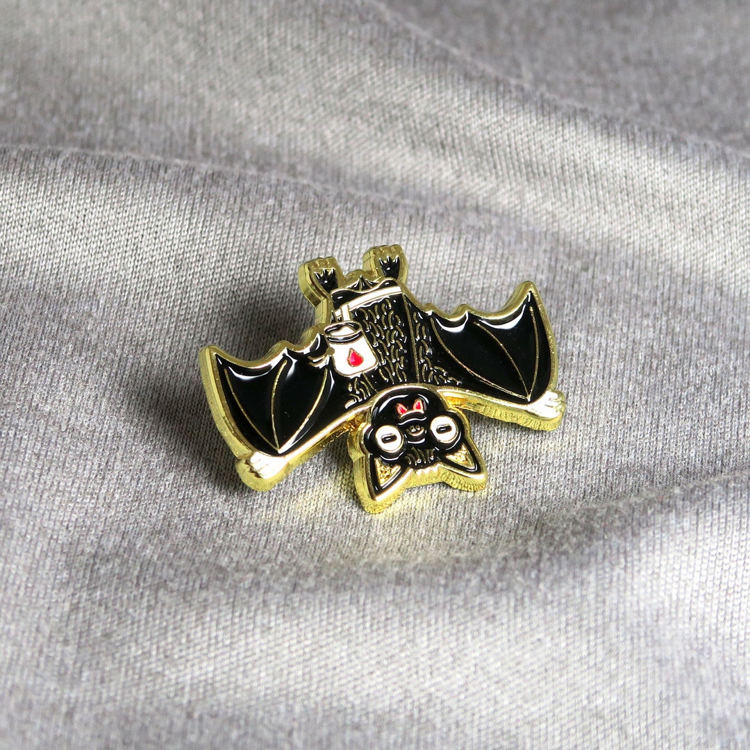 Bat Hang Enamel Pin – Unique Gift for Climbers – Rock Climbing Pin ...