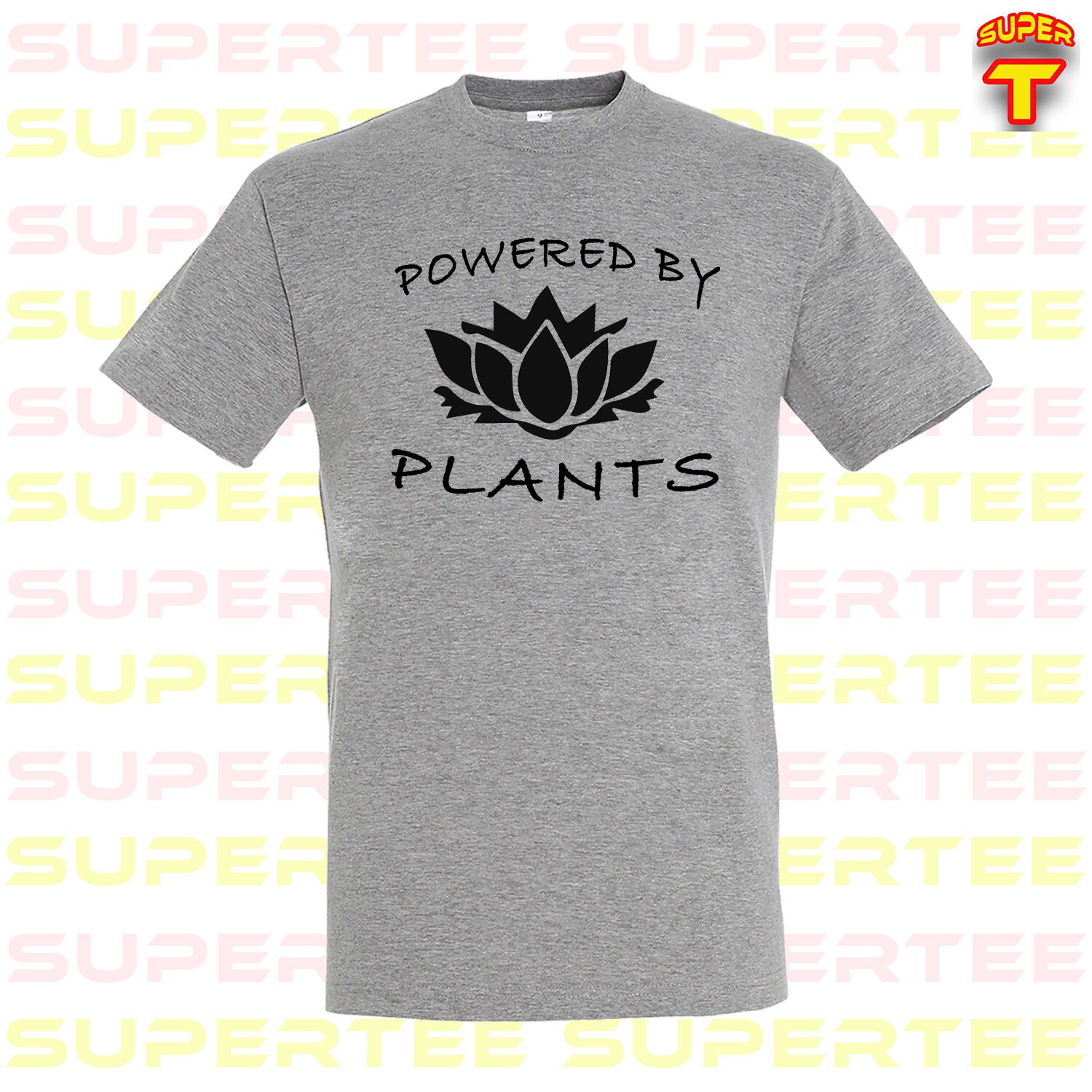 Powered by Plants T Shirt Tumblr Designs Cool Custom Made T - Etsy