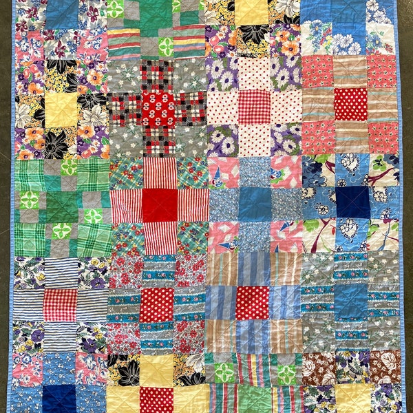 9 Patch Quilt Pattern - Etsy