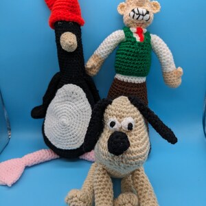 Wallace and Gromit and Feathers Mcgraw Inspired Crochet Toys - Etsy UK