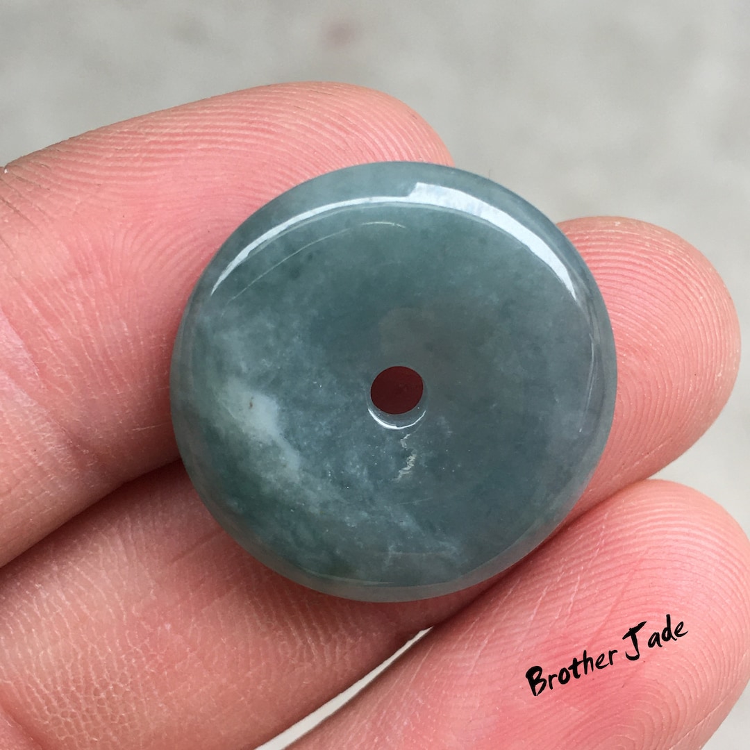 Free Shipping - 1 PCS - AAA Natural Blue Jade Pendants Jadeite A Goods ...