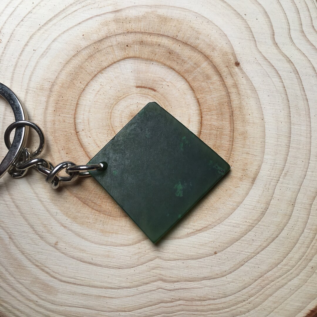 Canadian Ore Specimen Nephrite Natural Green Jade Keychains Meet You is ...