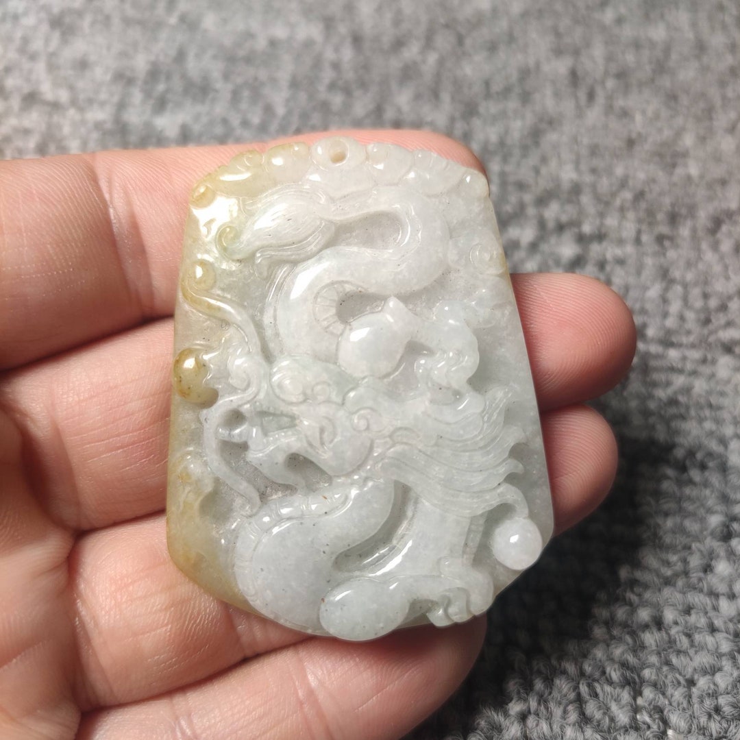 Natural Jade Descendants of the Dragon Jade Pendants Jadeite Jade A ...