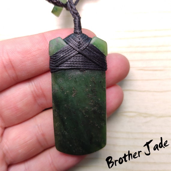 Russia Jasper jade Maori Style Toki Pendant Nephrite - Etsy