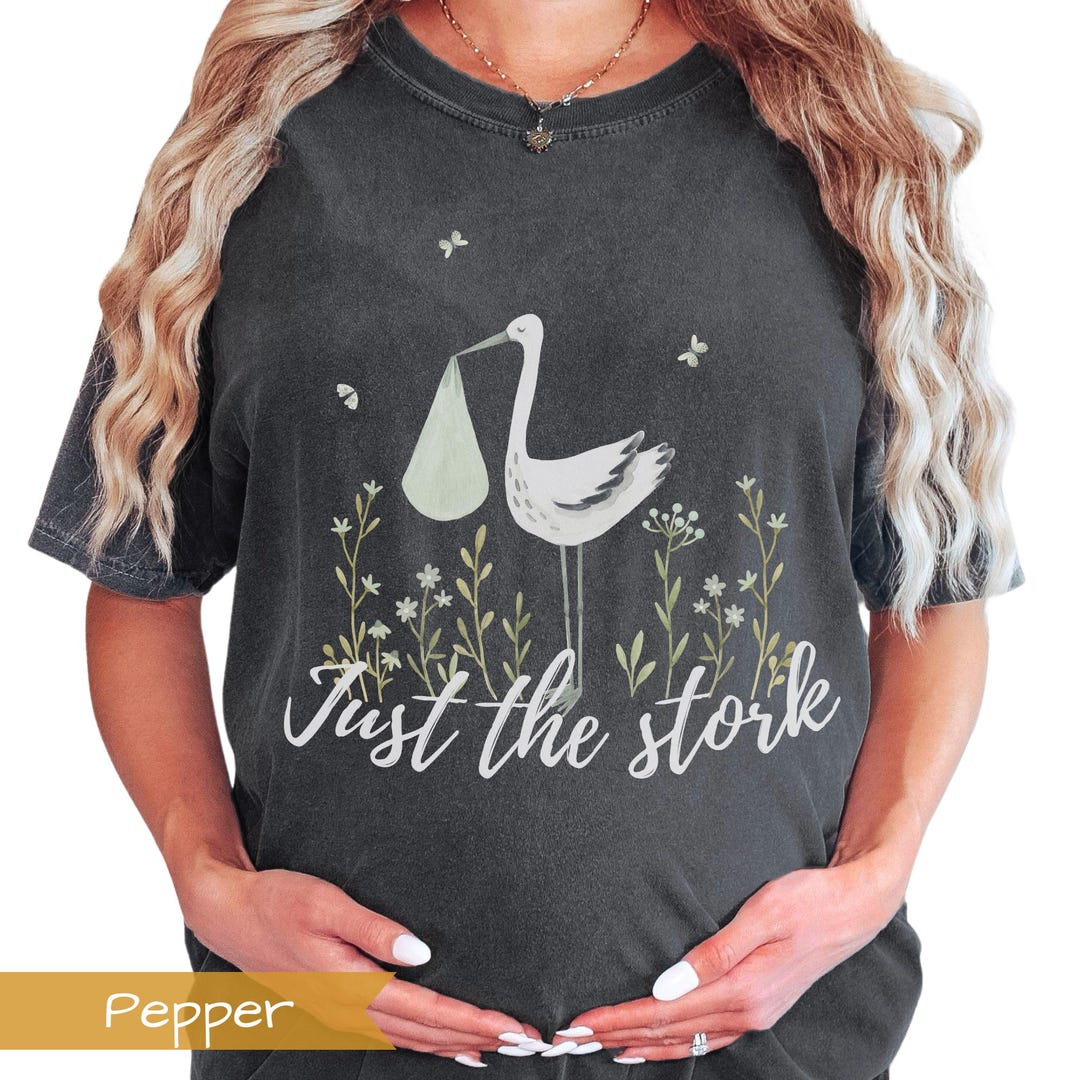 Surrogate Shirt, Just the Stork Cute T Shirt for Gestational Carrier ...