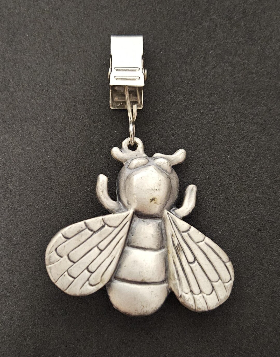 Tradewind Bay Large Heavy Pewter Bee Pendant on Clip Tablecloth Weight ...