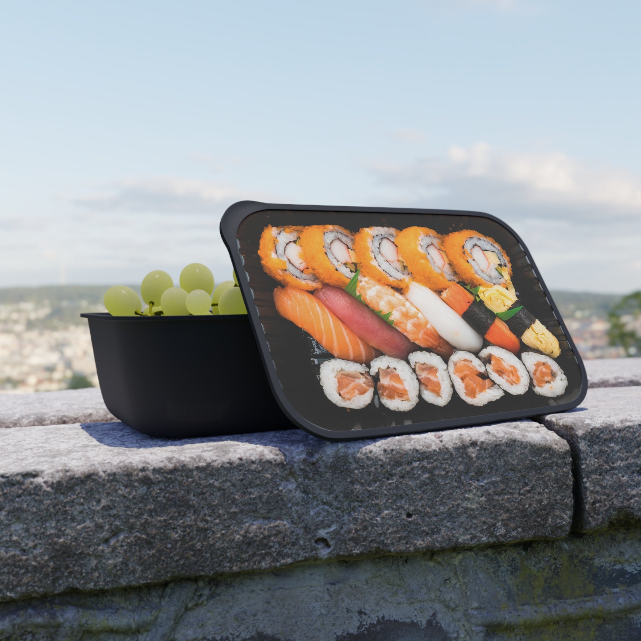 Sushi PLA Bento Box with Band and Utensils sold by Louise Nguyen | SKU ...