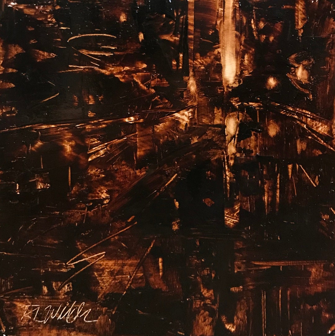 Original Art by RL Weber: Earth Red Light - Etsy