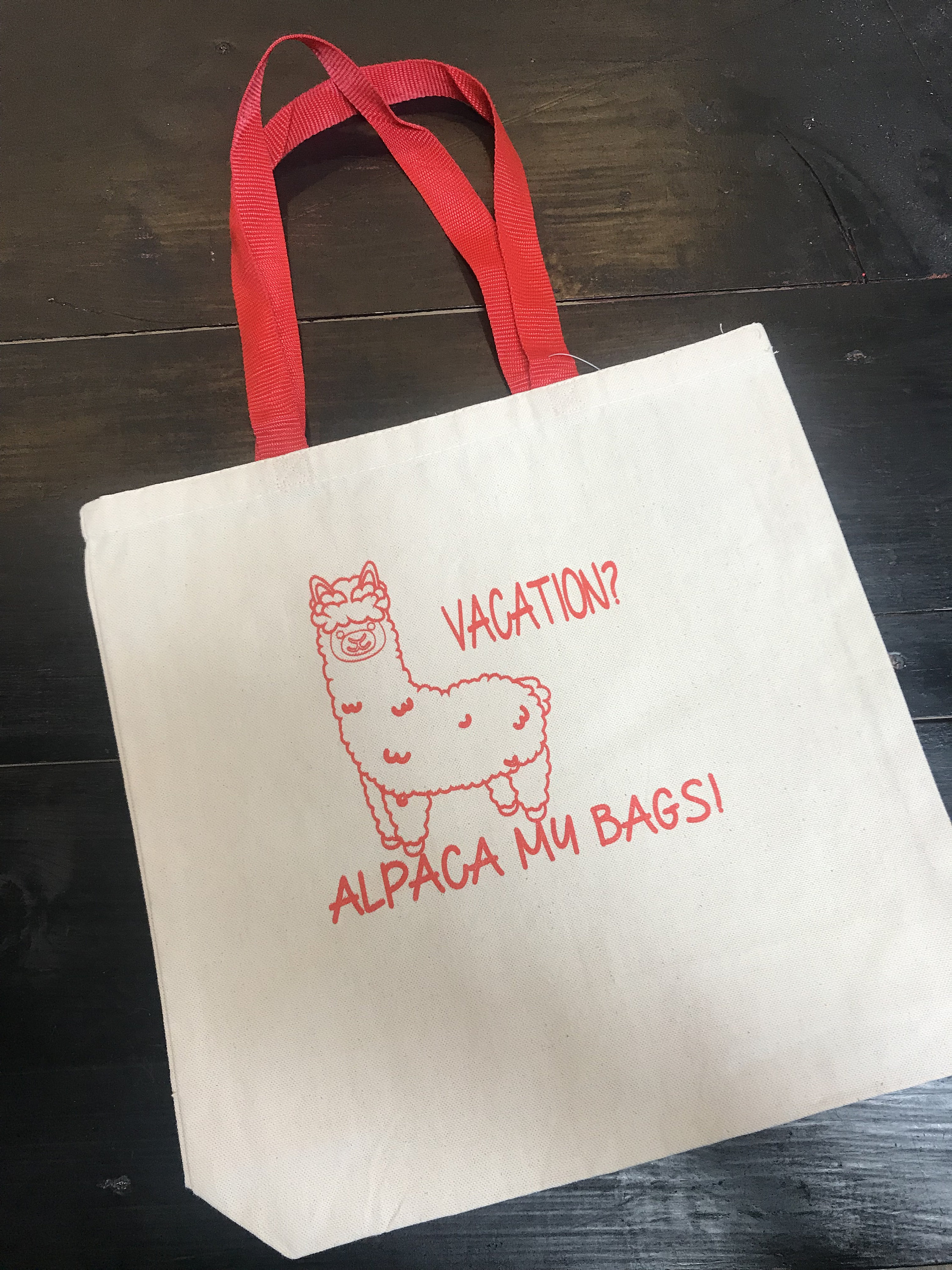 Alpaca My Bags Canvas Tote Bag | Etsy