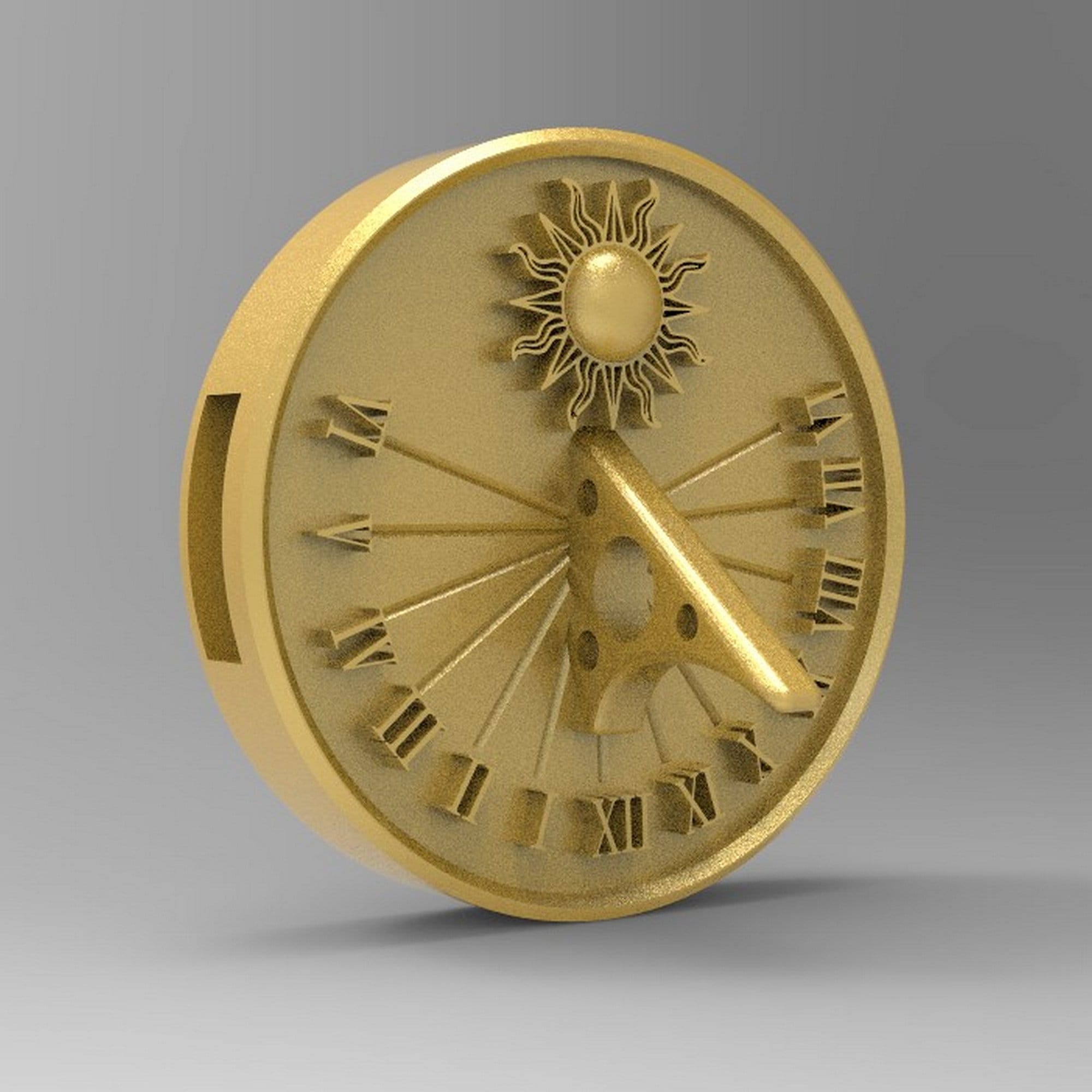 3D STL Clock Sundial Wristwatch Solar Watches Model for CNC Router ...