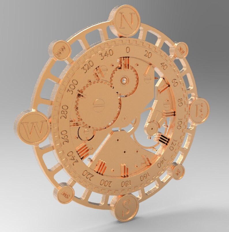 3d Stl Clock Techno Model For Cnc Router Engraver Carving Machine