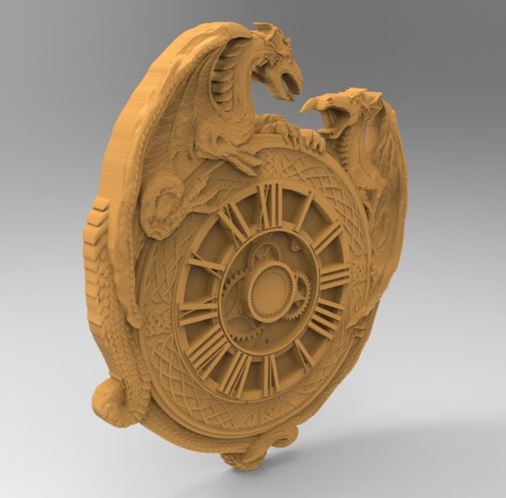 3D STL Clock_12 for CNC Router Engraver Carving Machine - Etsy