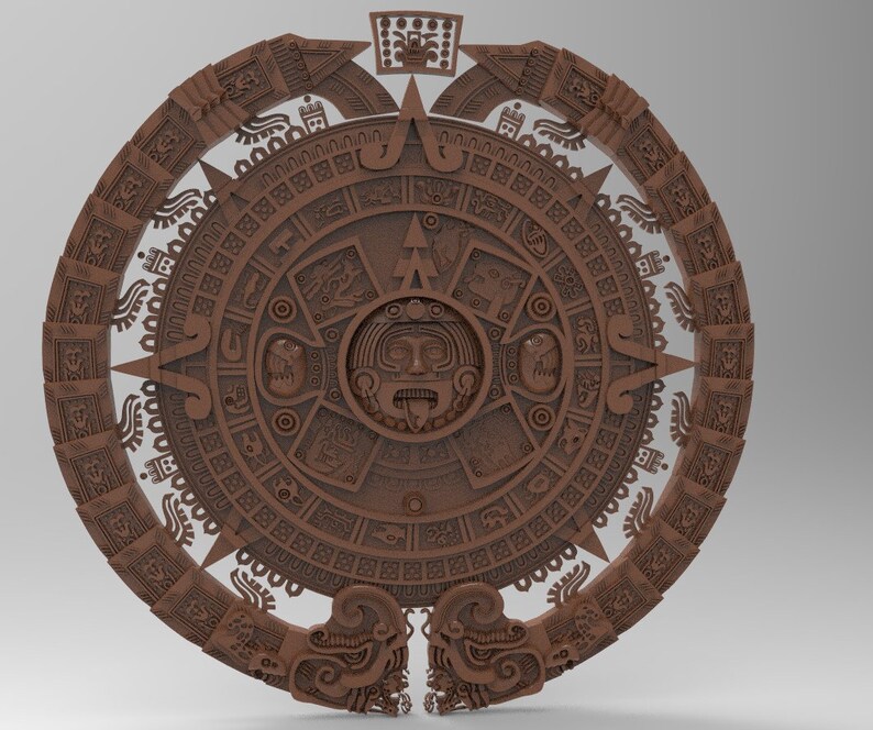 3d Stl Panno Mayan Calendar Model For Cnc Router Engraver Carving