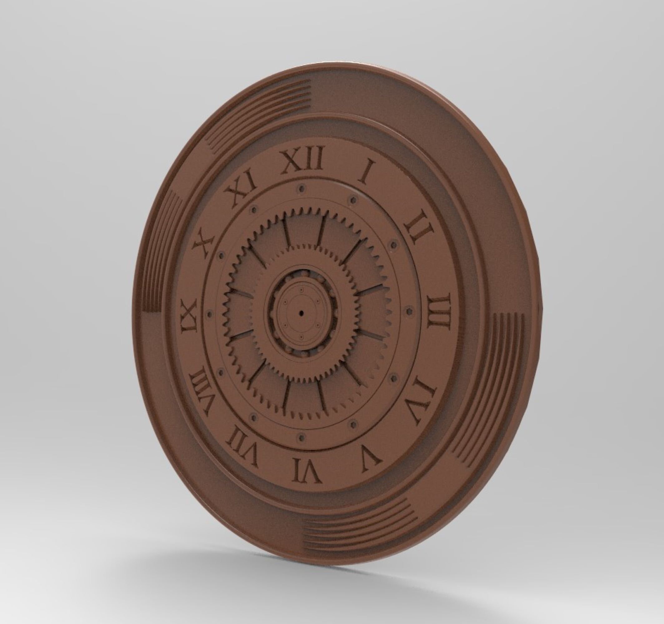 3D STL Clock Techno 2 Model for CNC Router Engraver Carving Machine ...