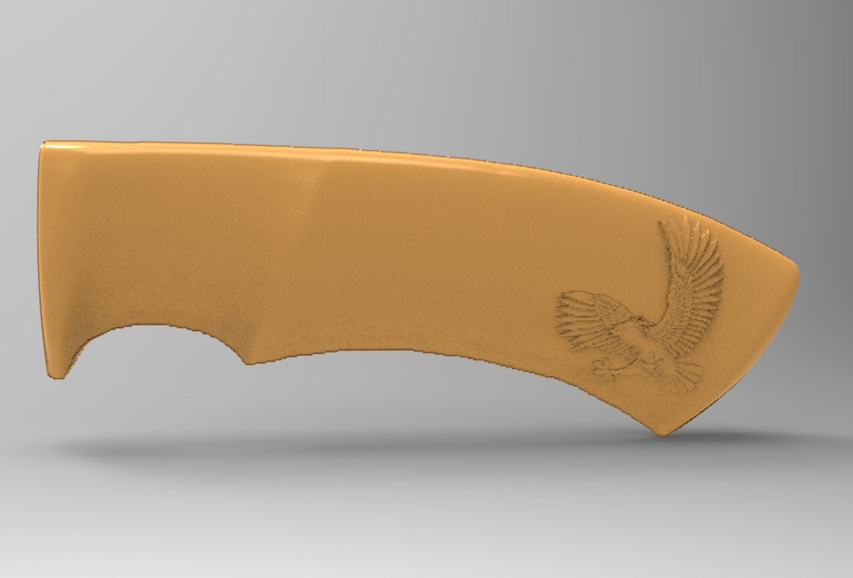 3D STL Knife Handle 11 Model for CNC Router Engraver Carving Machine ...