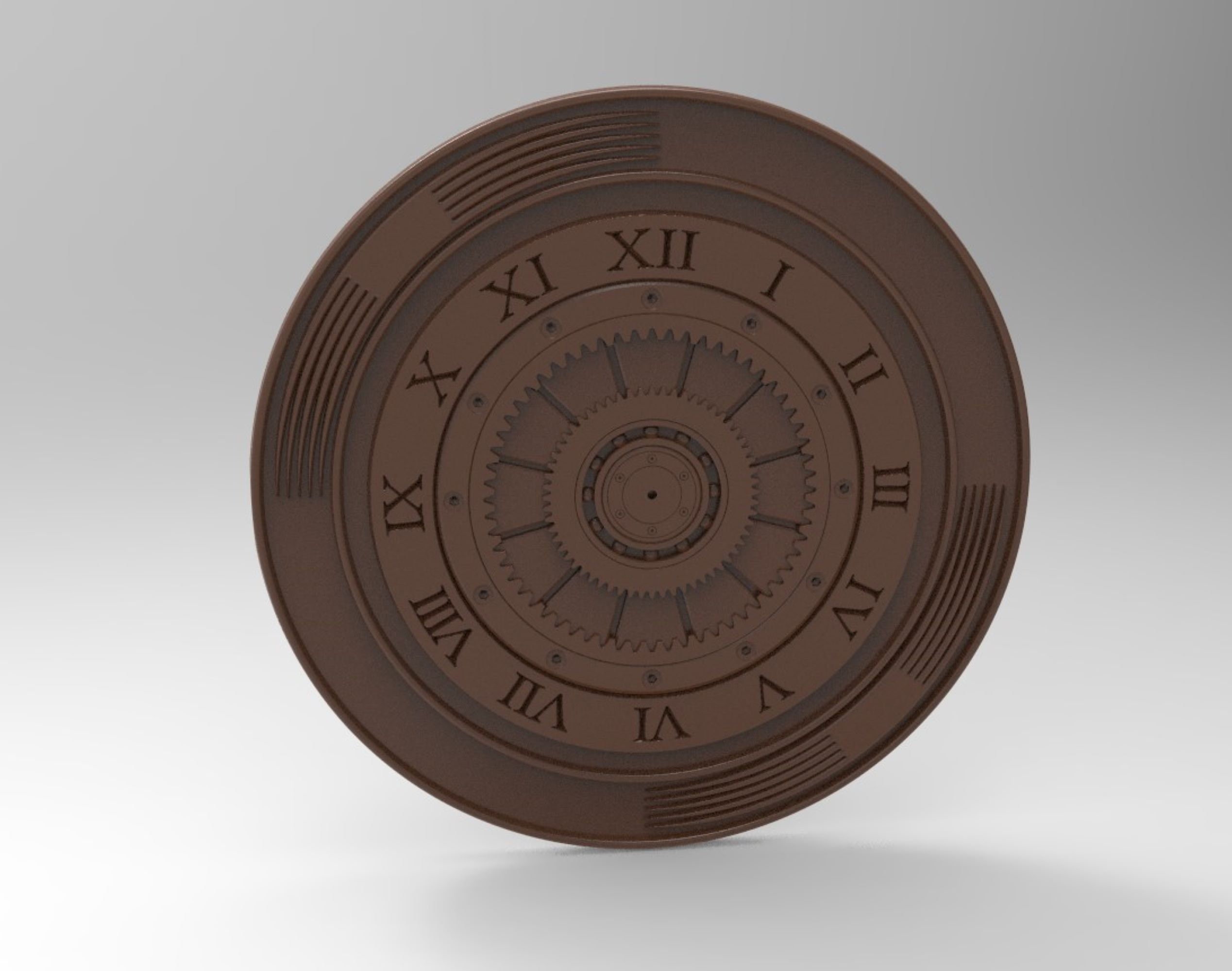 3D STL Clock Techno 2 Model for CNC Router Engraver Carving Machine ...