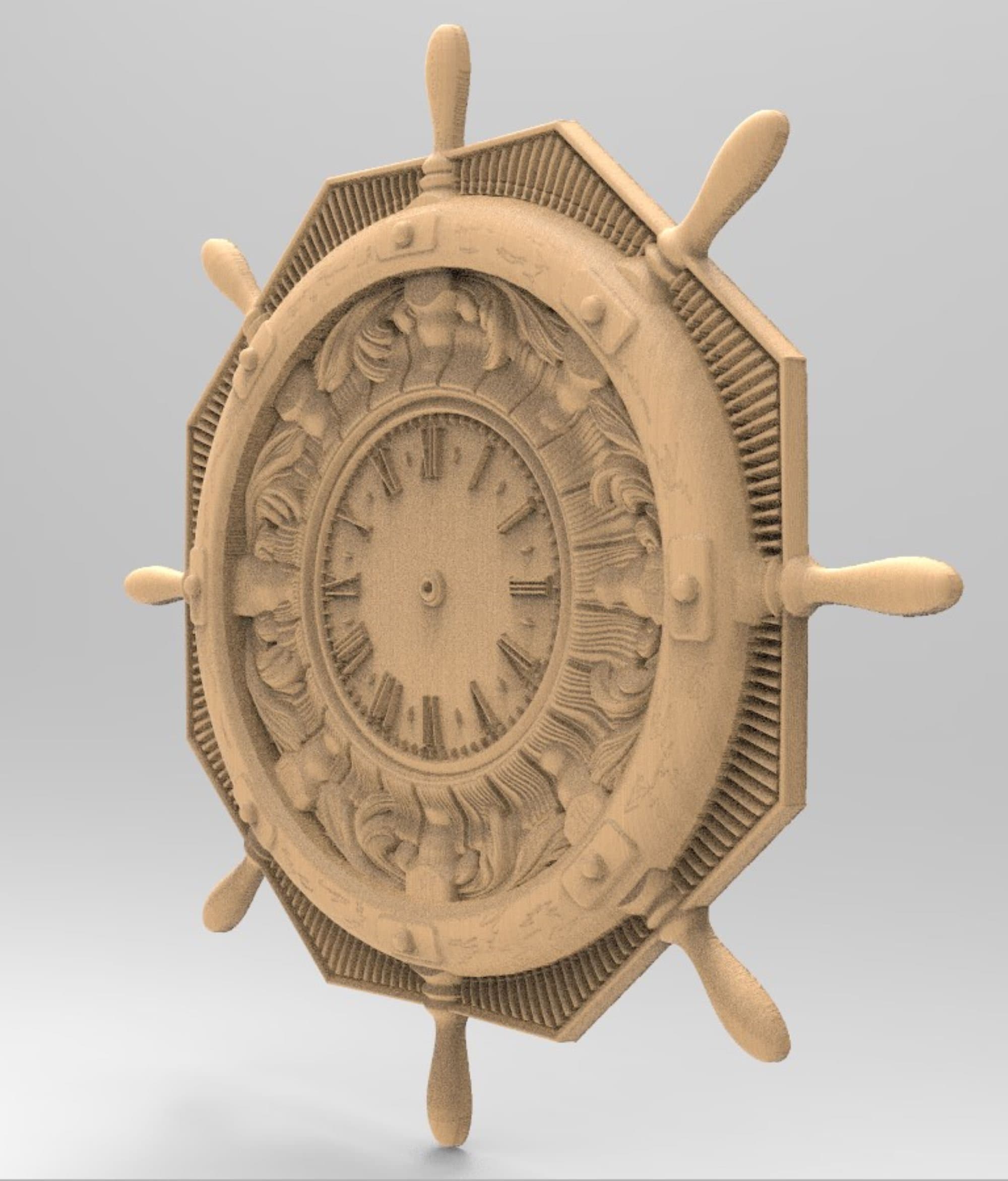 3D STL Clock_marine Watch 3 Watches Model for CNC Router Engraver ...