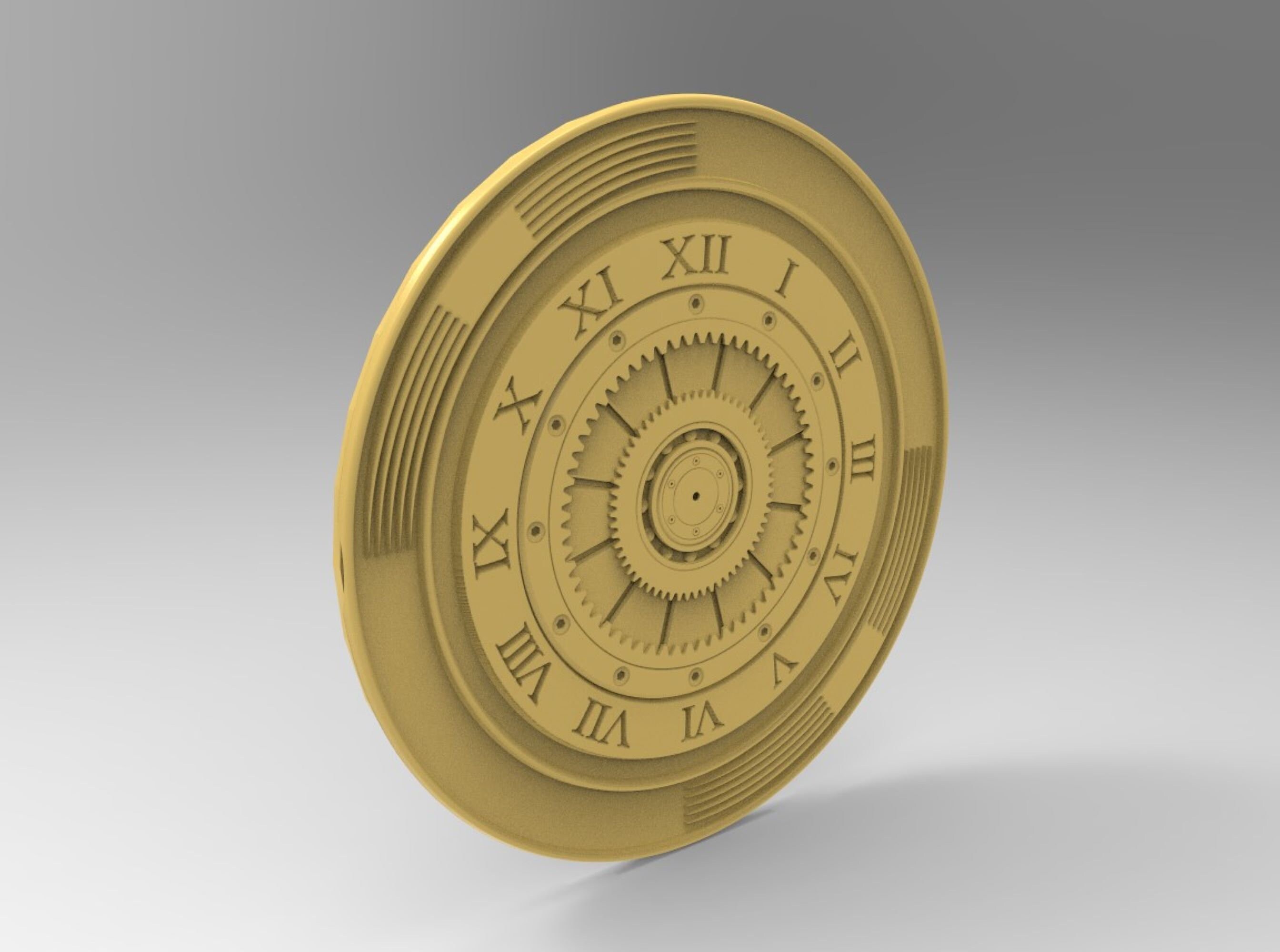 3D STL Clock Techno 2 Model for CNC Router Engraver Carving Machine ...