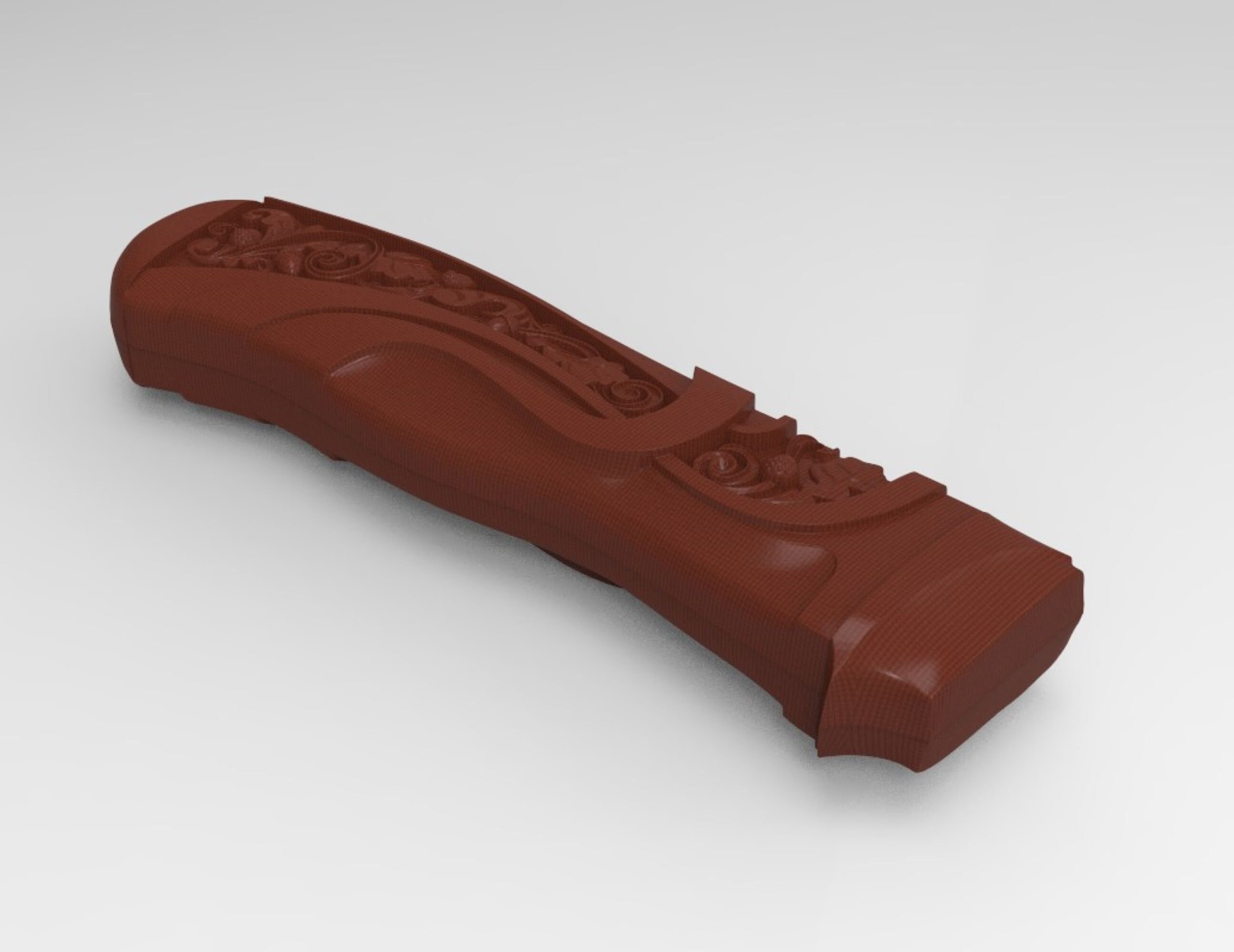 3D STL Knife Handle 1 Model for CNC Router Engraver Carving Machine ...