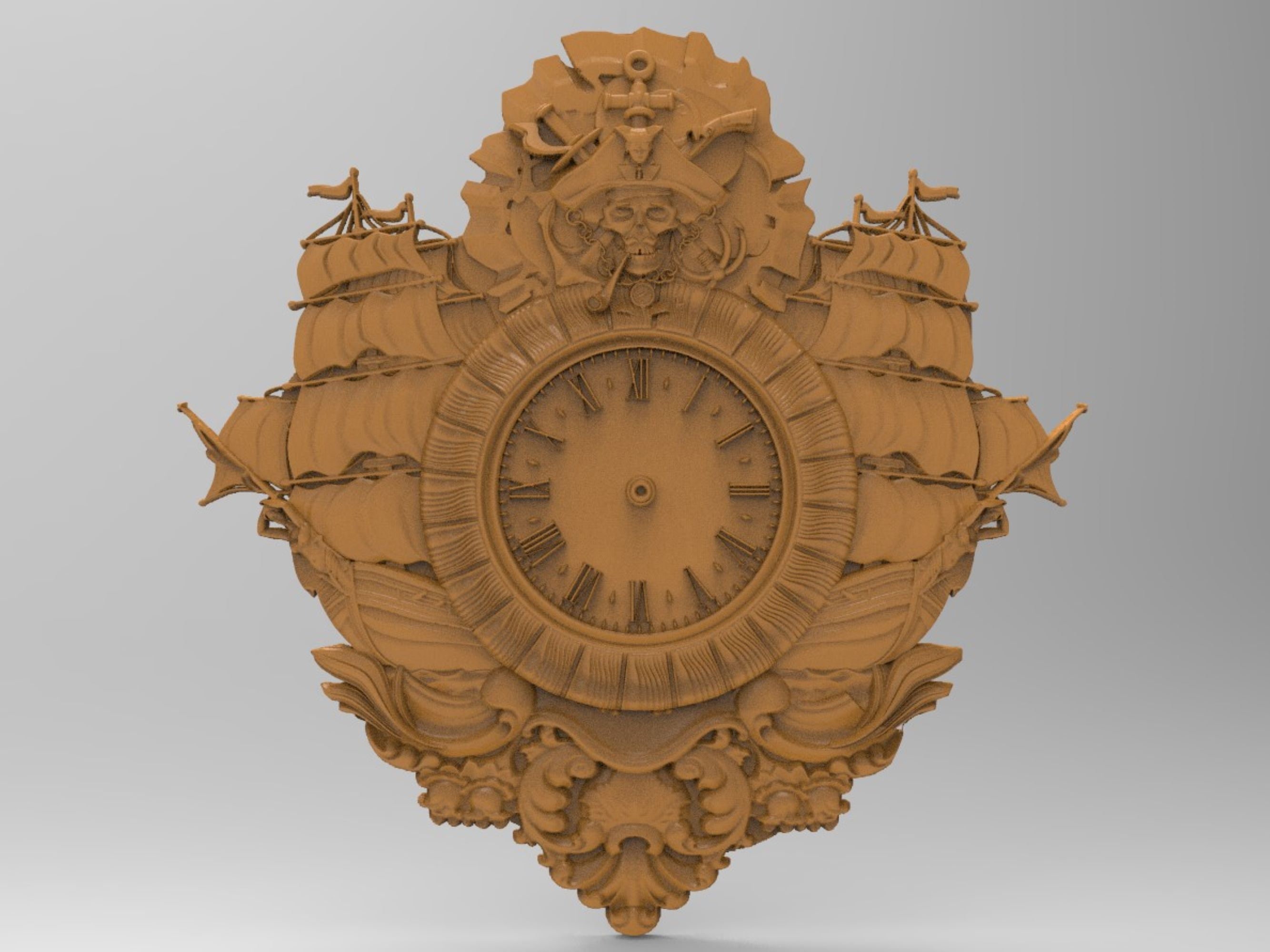 3D STL Clock_marine Watch 4 Watches Model for CNC Router Engraver ...