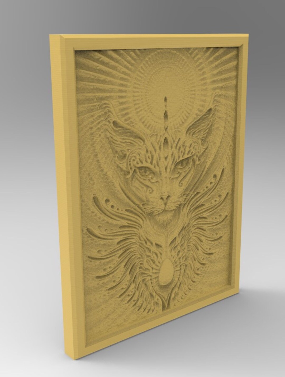3D STL Charming cats 2 Model for CNC Router Engraver Carving - Etsy ...
