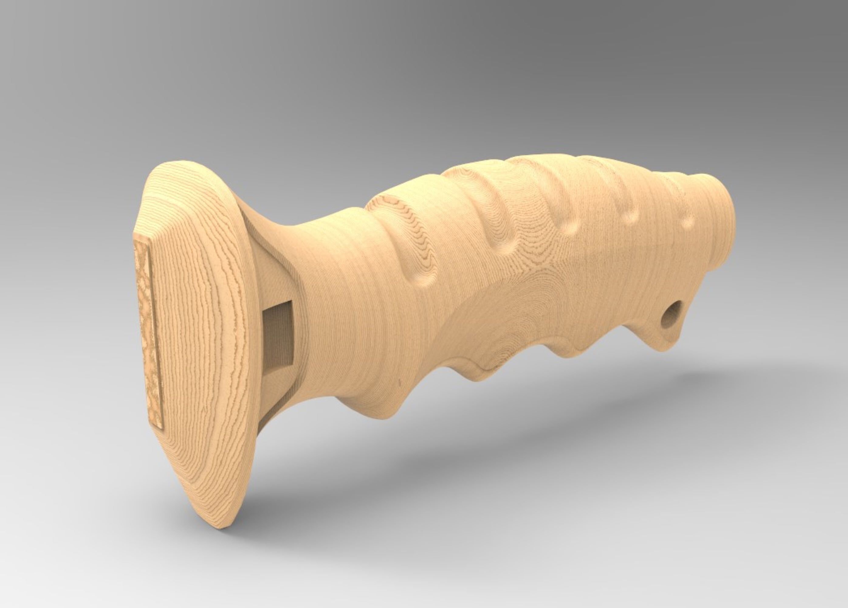 3D STL Knife Handle 9 Model for CNC Router Engraver Carving Machine ...