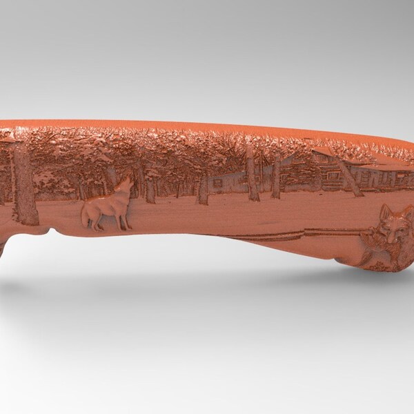 Knife Handle Stl File - Etsy