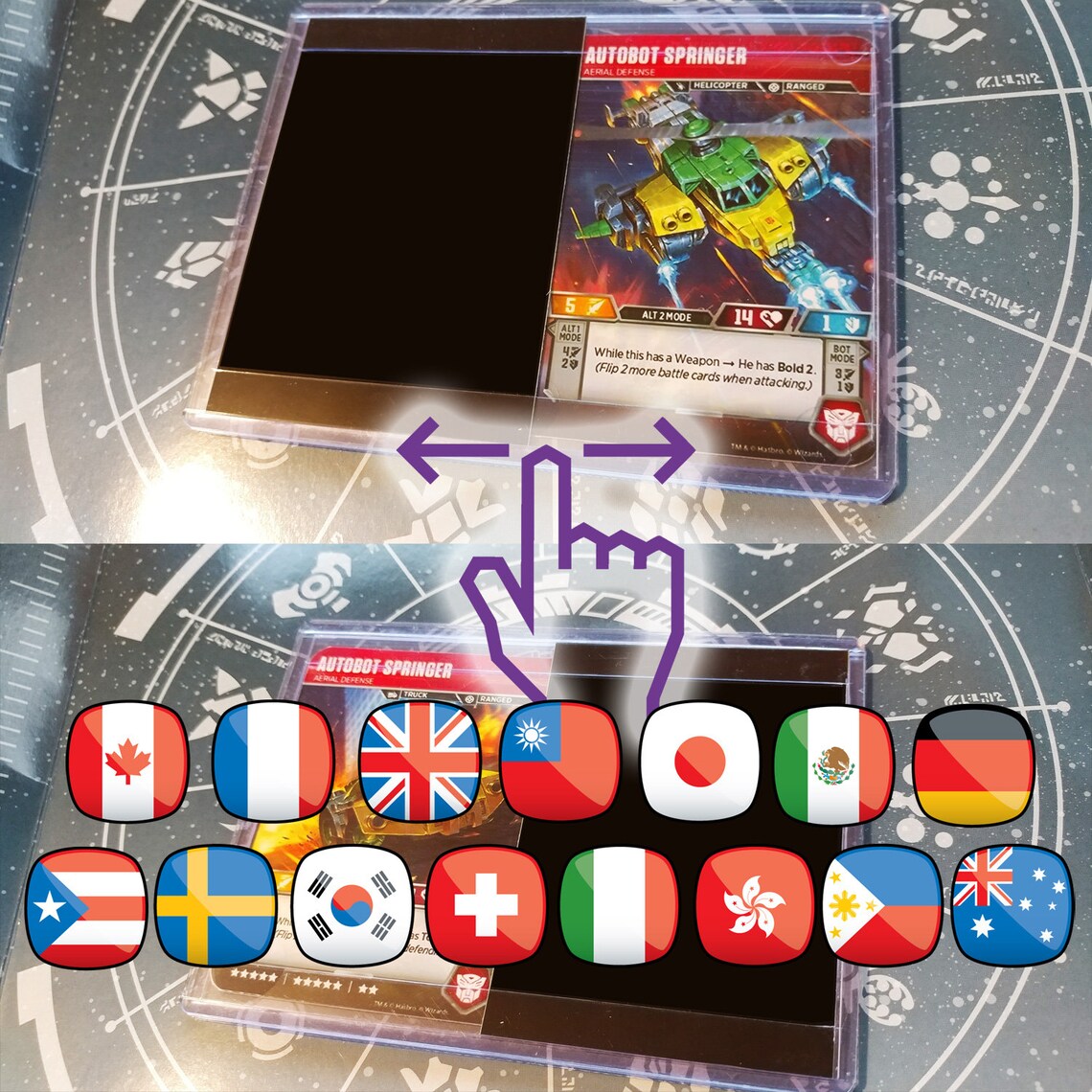 INTERNATIONAL CUSTOMERS Custom Transformers TCG Sliding - Etsy