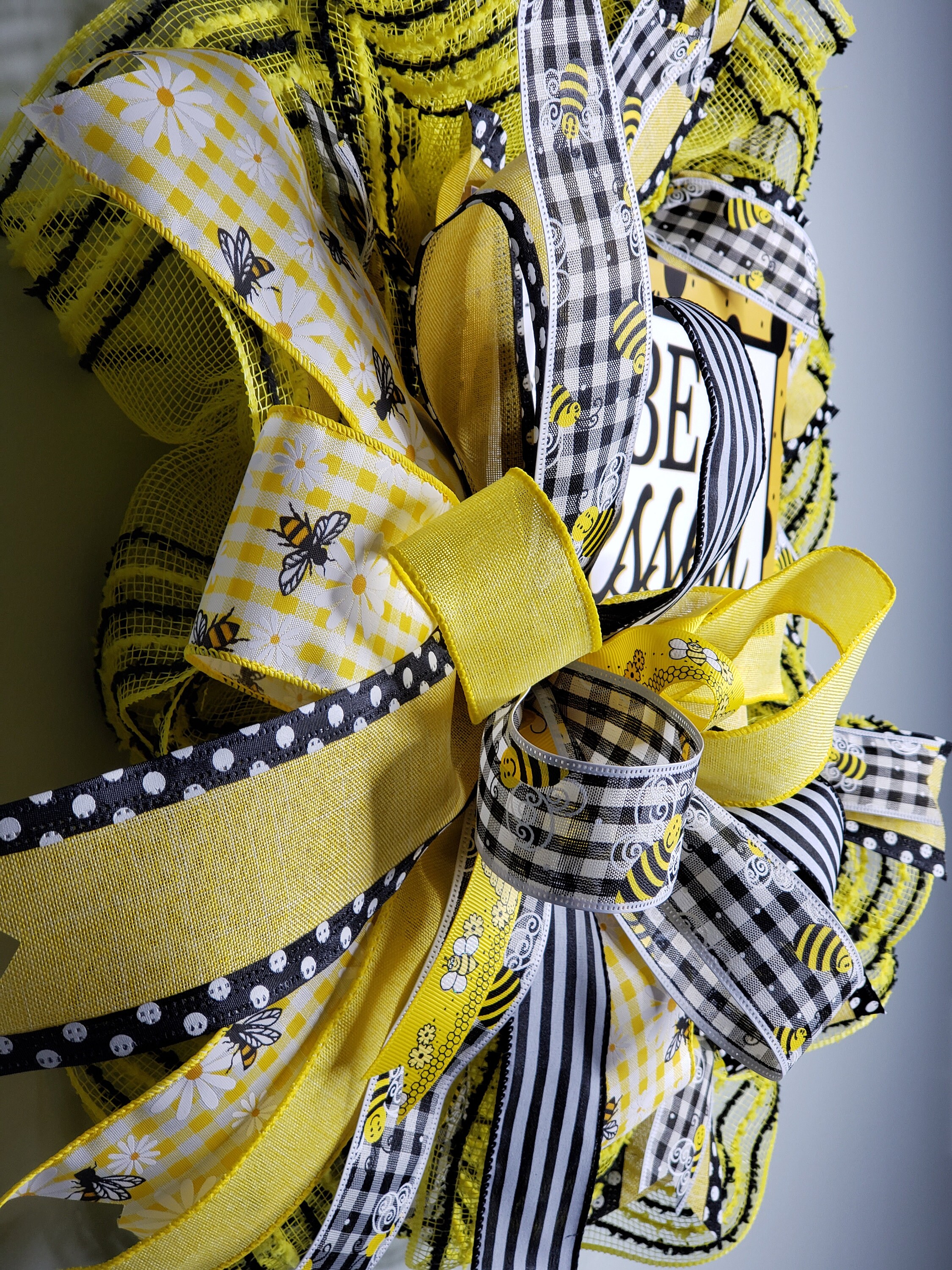 Bee Blessed Wreath Bee Wreath Spring Wreath Summer Wreath Everyday ...