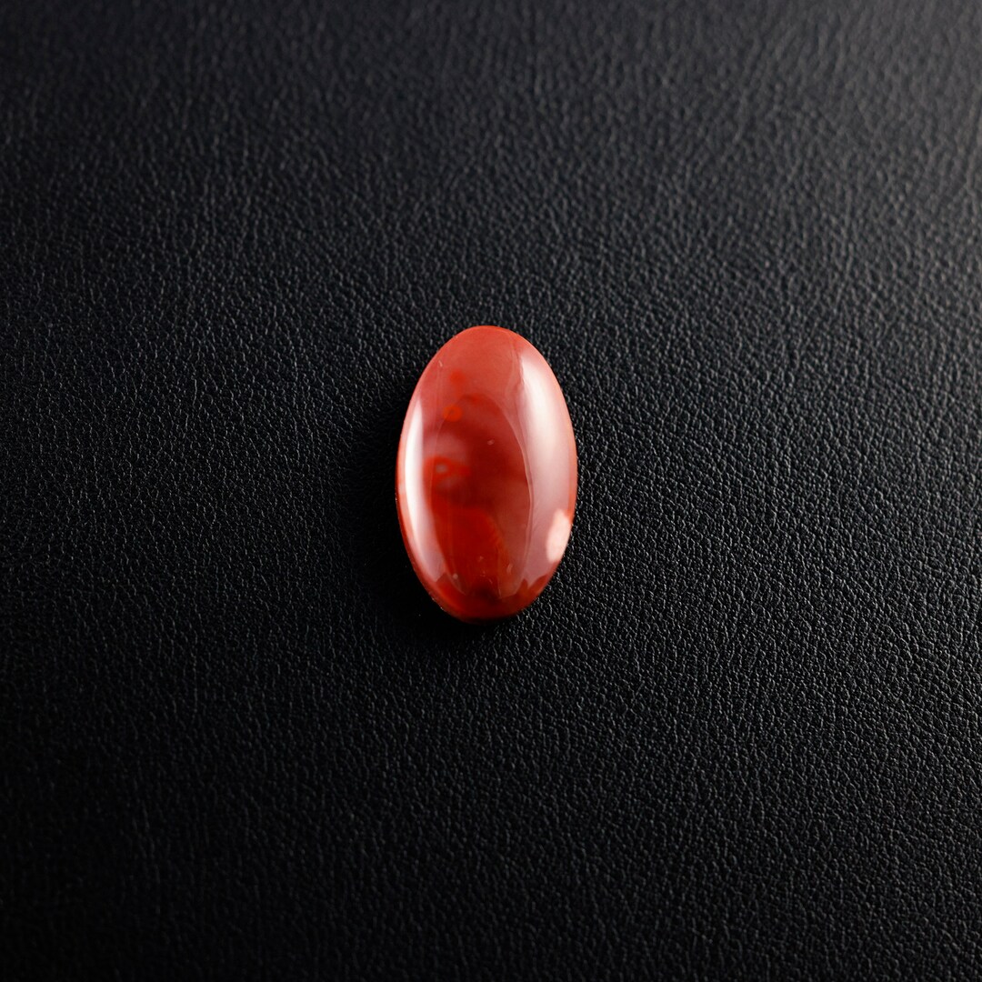 Red Mookaite Oval Cabochon, Silky Smooth Pendant Stone, Red Chalcedony ...