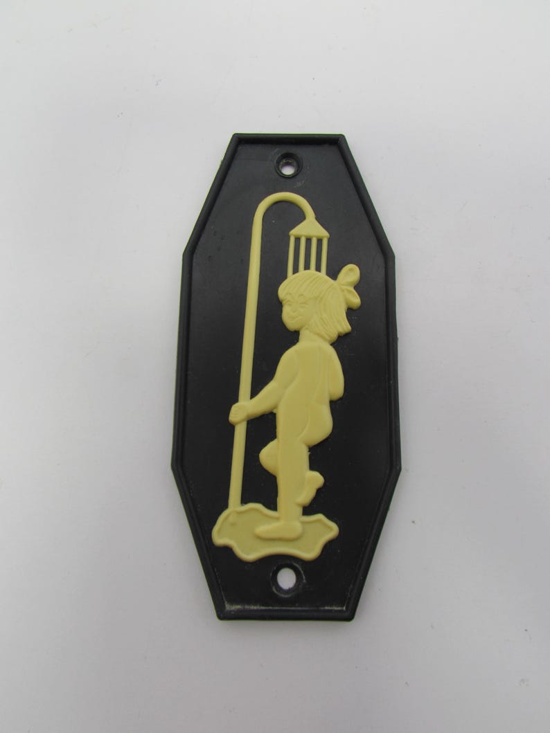 Vintage Soviet USSR Sign Plastic on the Door Bathroom Toilet Shower ...