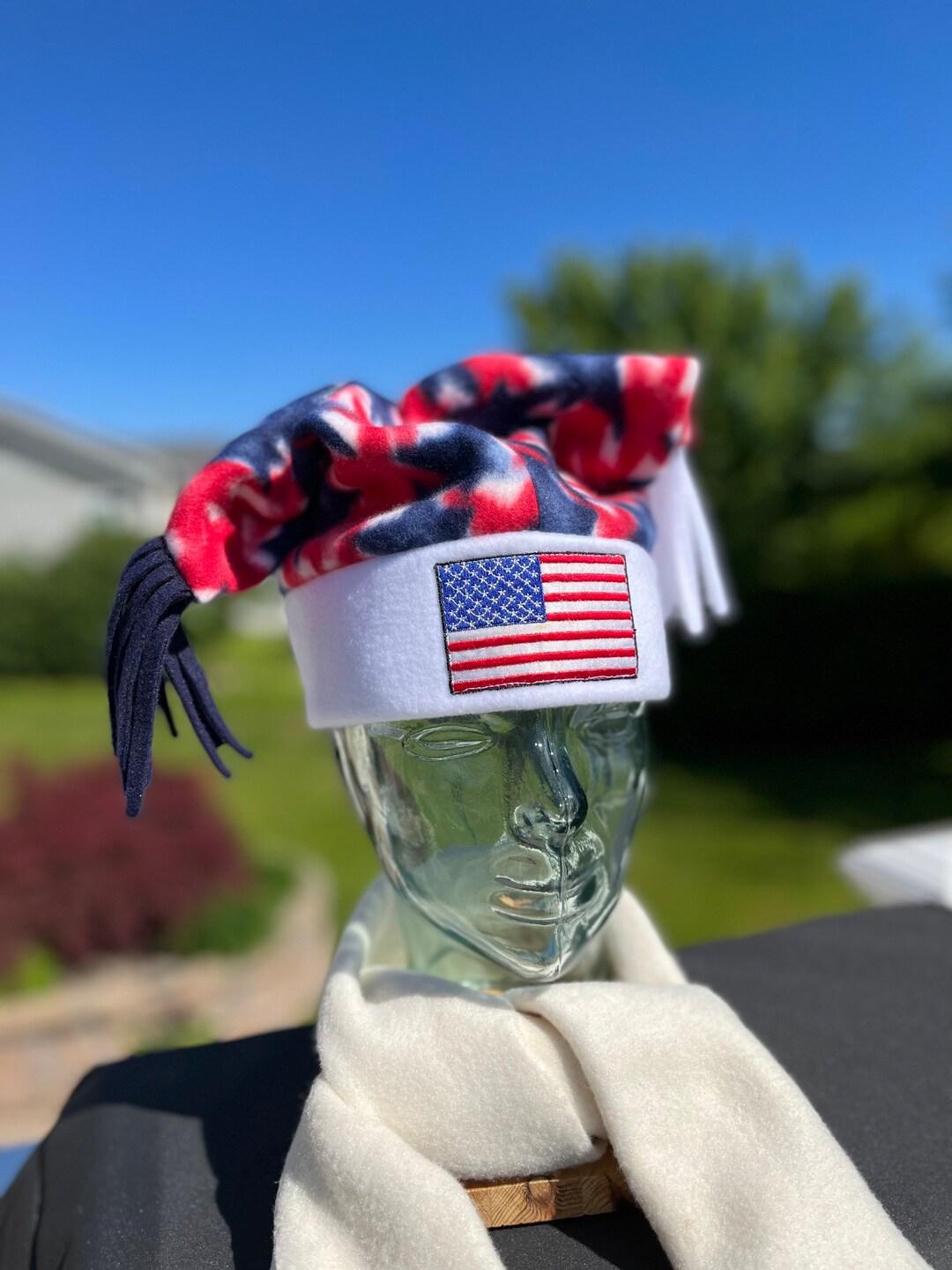 US FLAG Fleece Chowder Hat - Etsy