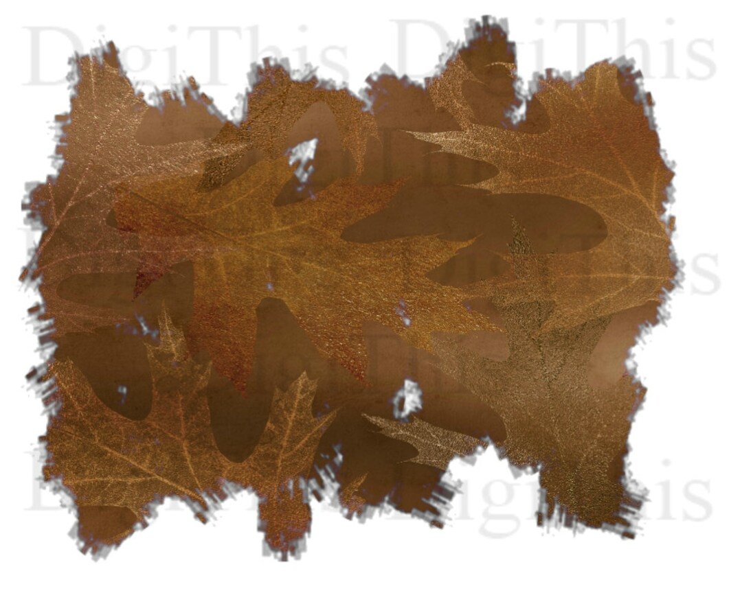 Brown Leaf Background Digital Download Sublimation PNG - Etsy