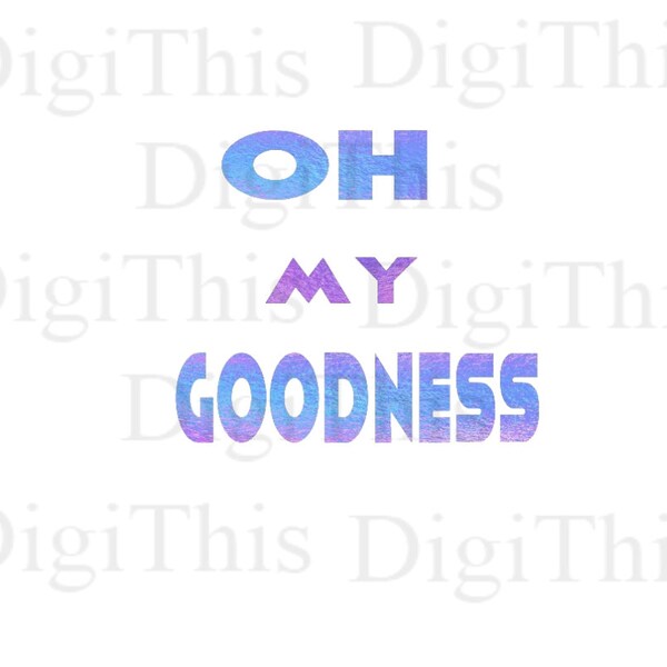 Oh My Goodness - Etsy