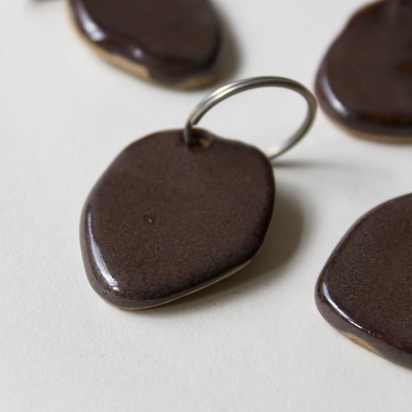 Ceramic Keychain - Etsy