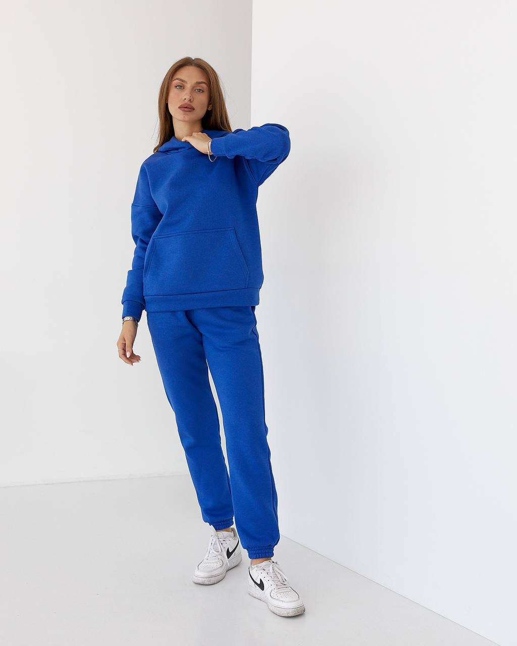 Sweat Set for Women, Custom White Sweat Set, Indigo Sweatpants Women ...